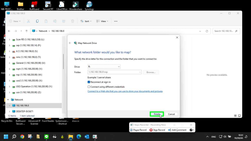 ขั้นตอนการ Add Network Drive – ITEL CLUB